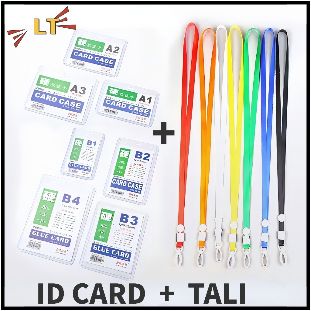 Jual ID Card Plastik Mika / Papan Name Tag /Gantungan Papan / ID Card B1 B2 B3 B4/Paket Termurah ...