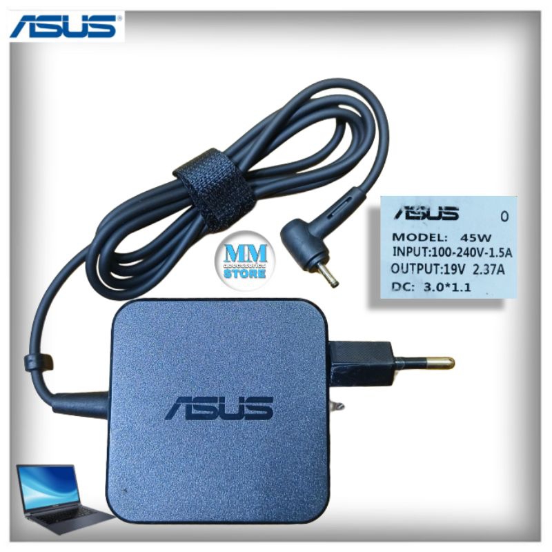Jual Adaptor Charger Laptop Asus 19V 2.37A DC [ 3.0*1.1 ] Square Original | Shopee Indonesia