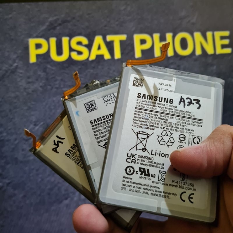 Jual baterai samsung a50 a50s a51 a71 a32 a52 a52s a33 a53 a73 a72 a54 s21fe original | Shopee ...