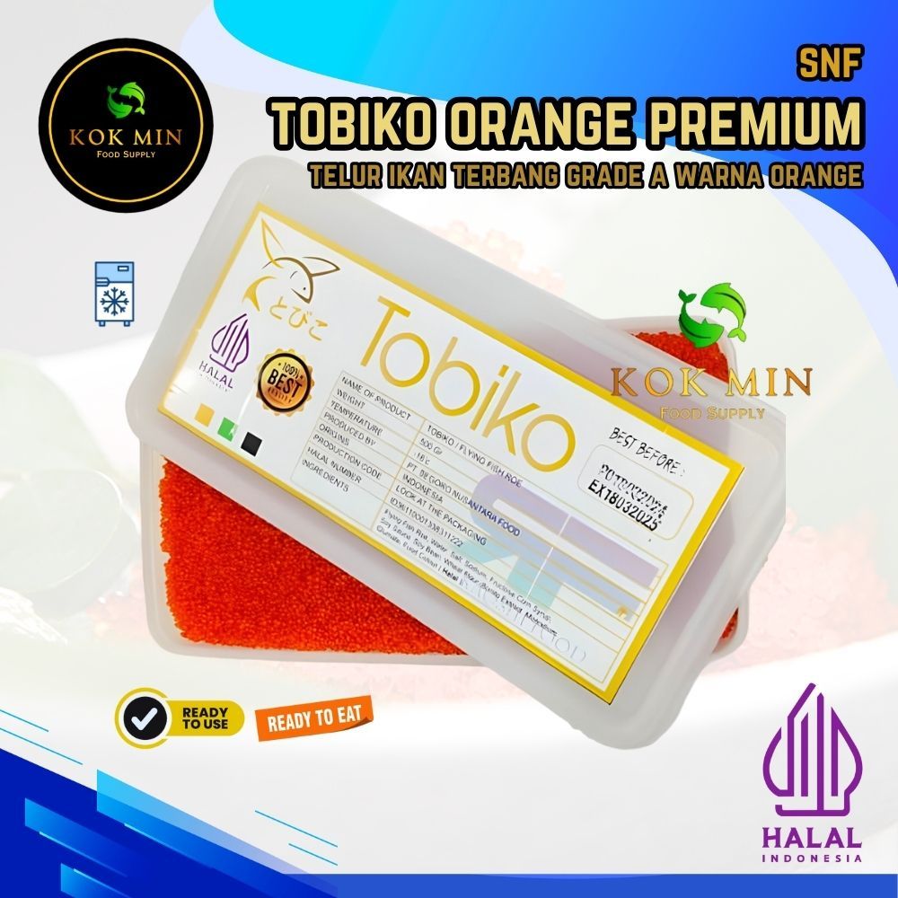Jual Tobiko Orange Premium / Telur Ikan Terbang Jingga / Premium Flying ...