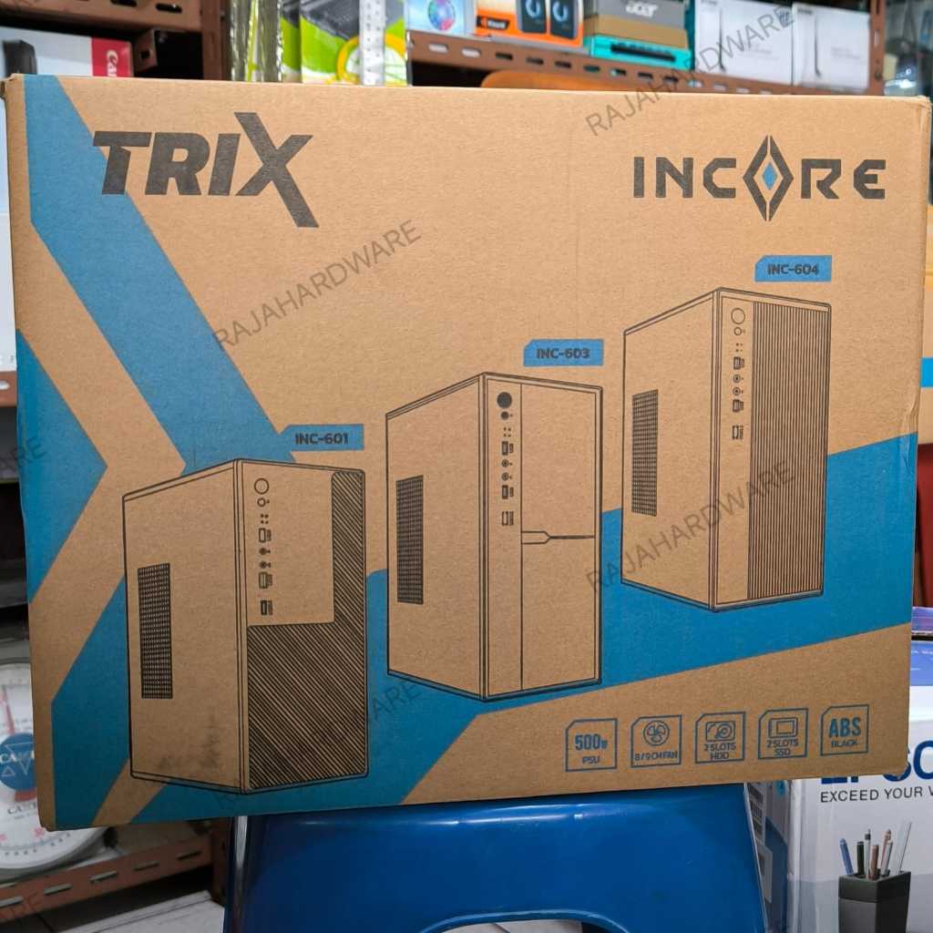 Jual Casing PC murah Standart incore TRIX INC-601 Include PSU 500watt ...