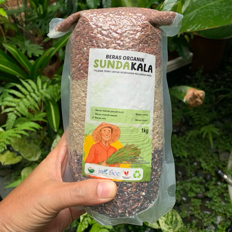 Jual Beras Mix Sundakala Organik 1 kg | Shopee Indonesia