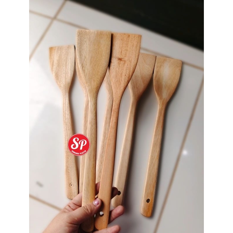 Jual SUTIL KAYU / SPATULA KAYU / SUKRINJING KAYU PENGGORENGAN | Shopee ...
