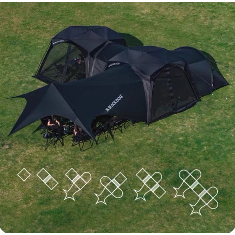 Jual BLACKDOG SHELTER PINTU TPU BENING PINTU MESH TENDA CAMPING OUTDOOR ...