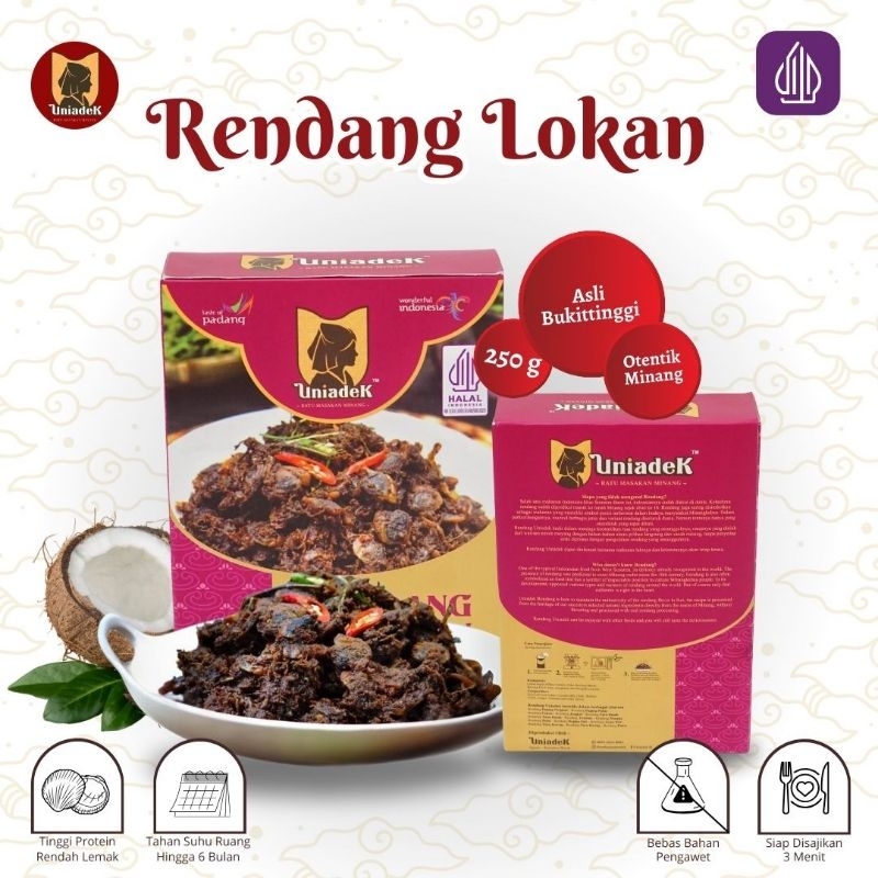 Jual RENDANG LOKAN UNIADEK (250g) | Shopee Indonesia