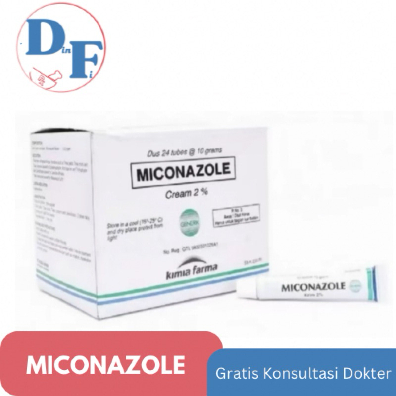 Jual 1BOX MICONAZOLE 2% CREAM -INFEKSI JAMUR KURAP PANU | Shopee Indonesia