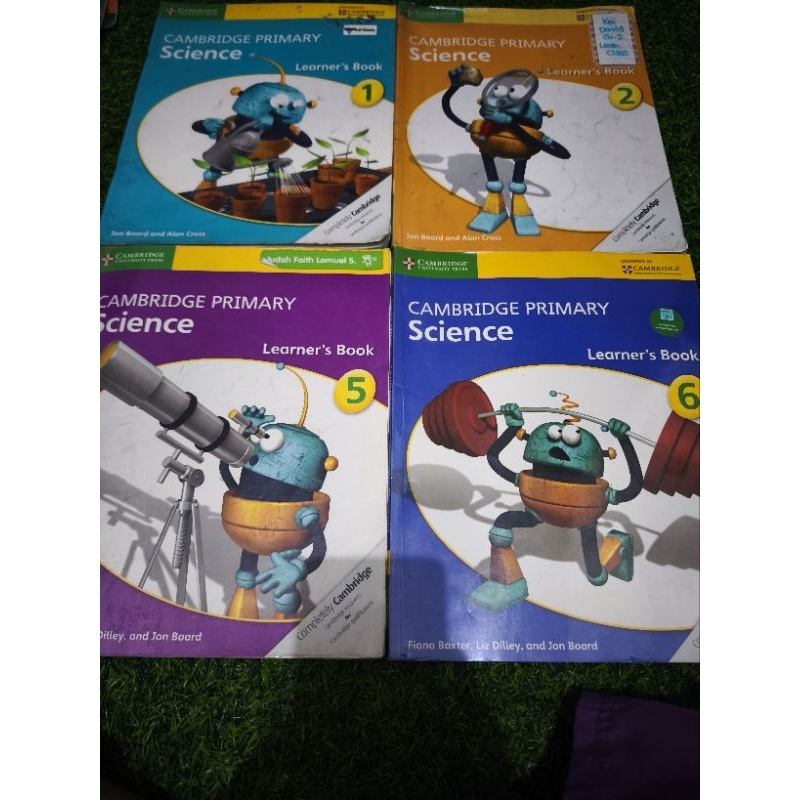 Jual Cambridge Primary Science Grade 1, 2, 5, 6 Learner's Book - Preloved Buku Pelajaran Anak ...