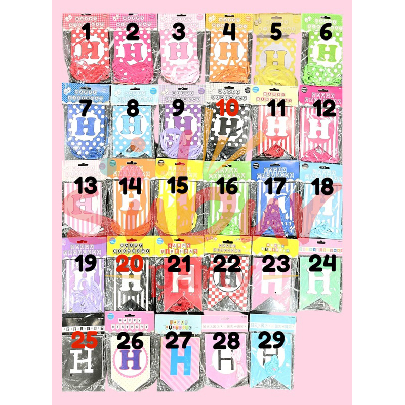 Jual Banner Happy Birthday Segi Lima | Shopee Indonesia