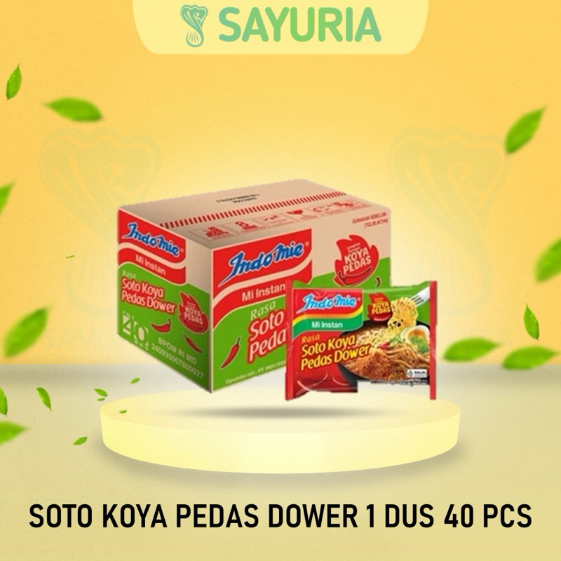 Jual INDOMIE SOTO KOYA PEDAS DOWER 1 DUS ISI 40 PCS | Shopee Indonesia
