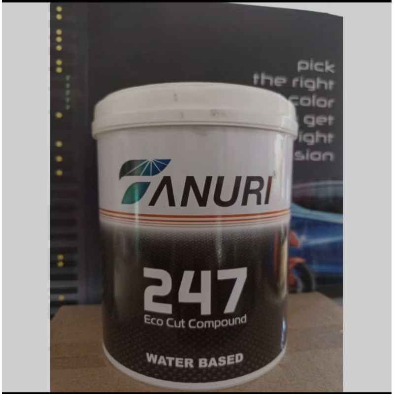 Jual Kompon Tanuri Water Based 247 Eco Cut Compound 1 KG | Shopee Indonesia