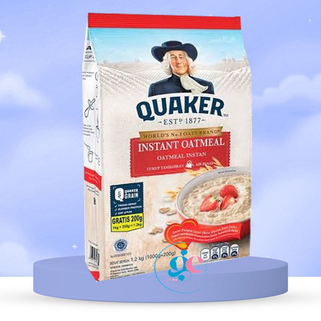 Jual Quaker Instant Oatmeal 1200 Gr | Shopee Indonesia