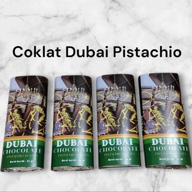 Jual Coklat Dubai Pistachio Kunafa 80 g | Shopee Indonesia