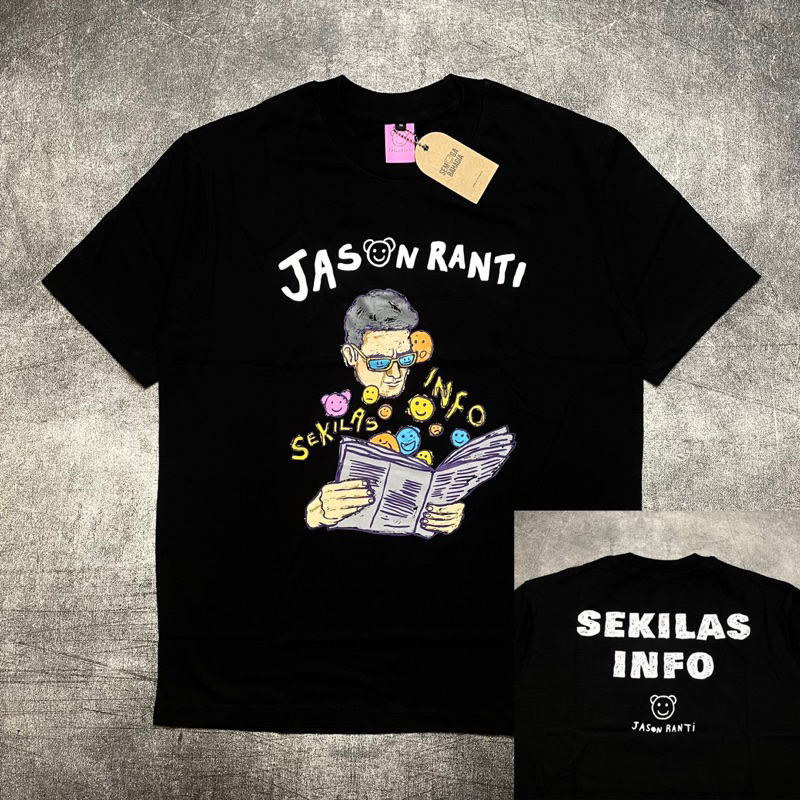 Jual Tshirt JASON RANTI - SEKILAS INFO Official Merchandise | Shopee ...