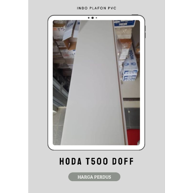 Jual Plafon PVC Putih Doff Hoda T500Doff PERDUS (15lembar) | Shopee ...