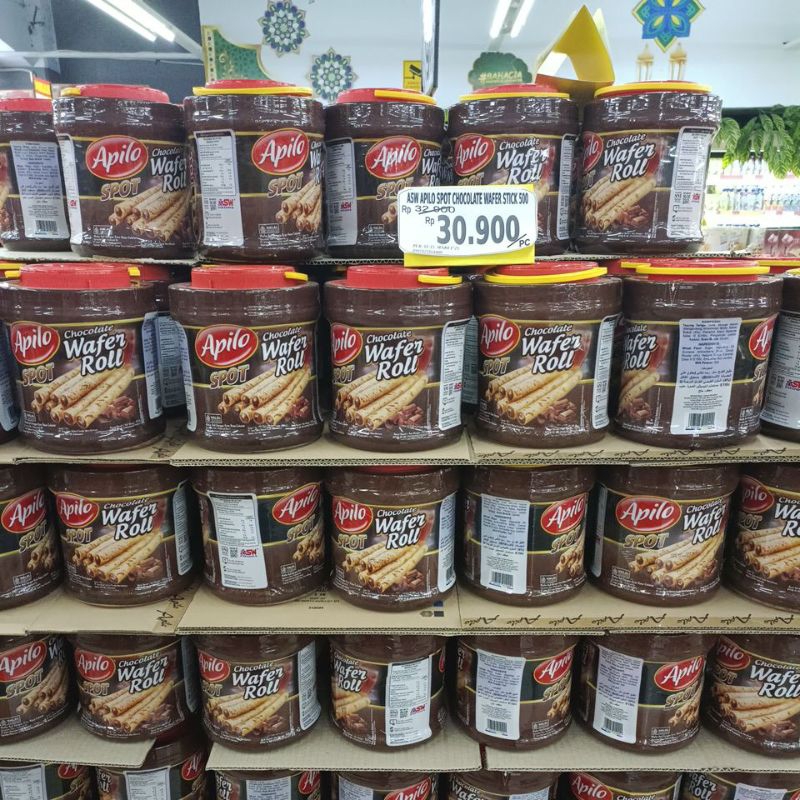 Jual ASW APILO SPOT CHOCOLATE WAFER STICK 500 | Shopee Indonesia