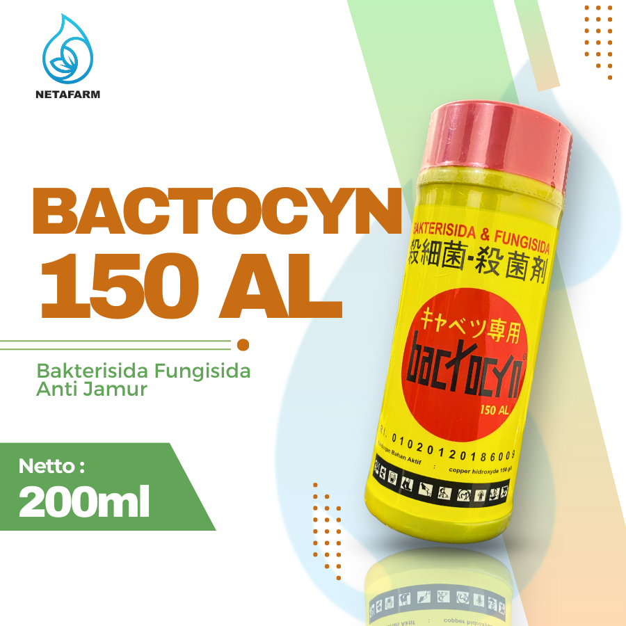 Jual Bakterisida Fungisida BACTOCYN 150AL Anti Bakteri Anti Jamur 200ml ...