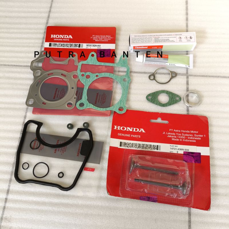 Jual TOP SET TOPSET PAKING BLOK KOMPLIT + PAYUNG KLEP SET (KZR) HONDA VARIO 125 OLD BOLHAM ...