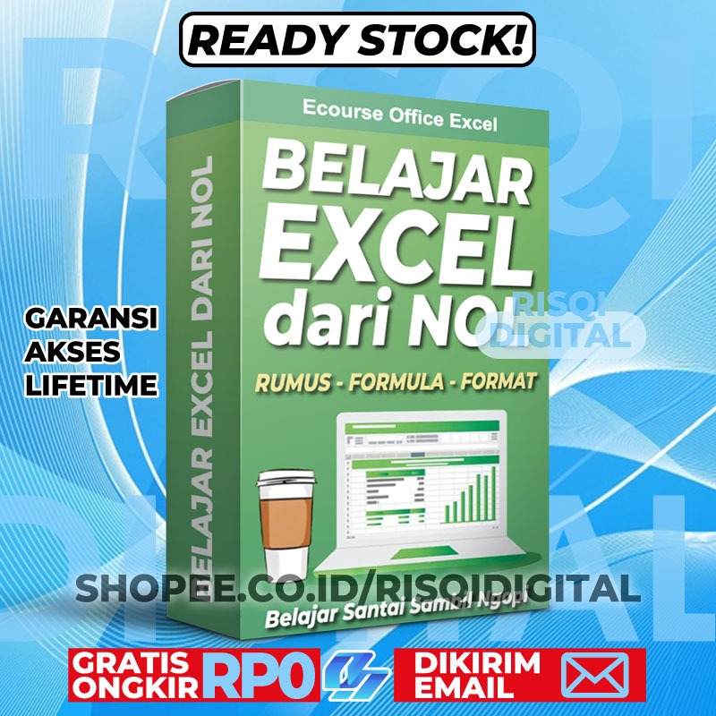Jual PROMO!! PROGRAM BELAJAR EXCEL RUMUS & FORMULA Dari NOL - Panduan Santai MS Excel Dari Dasar ...