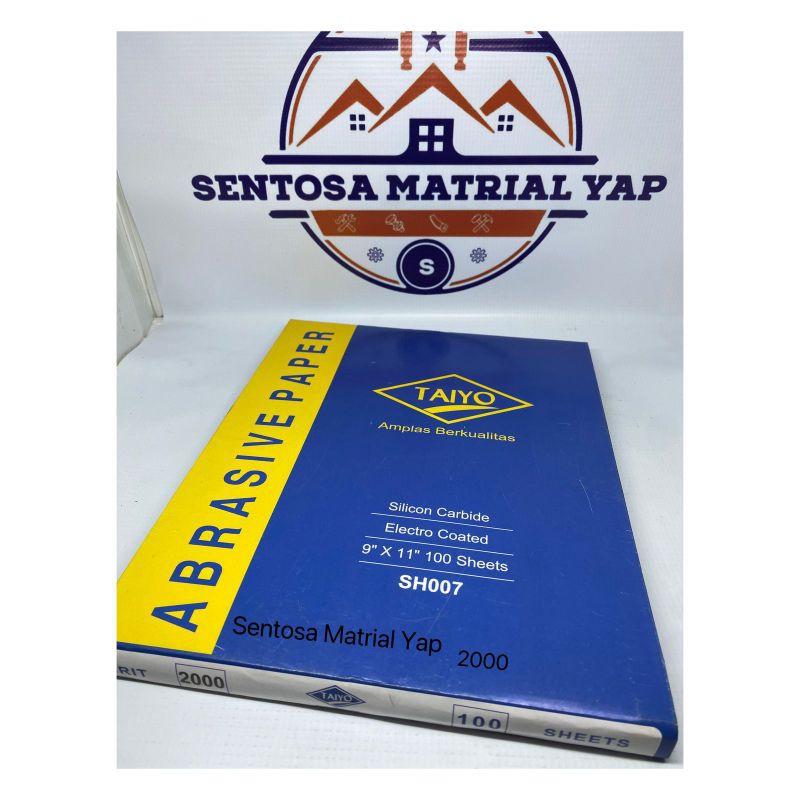 Jual Amplas Taiyo Grit 2000 Asli Berkualitas ( harga1pcs ) ST25 ...