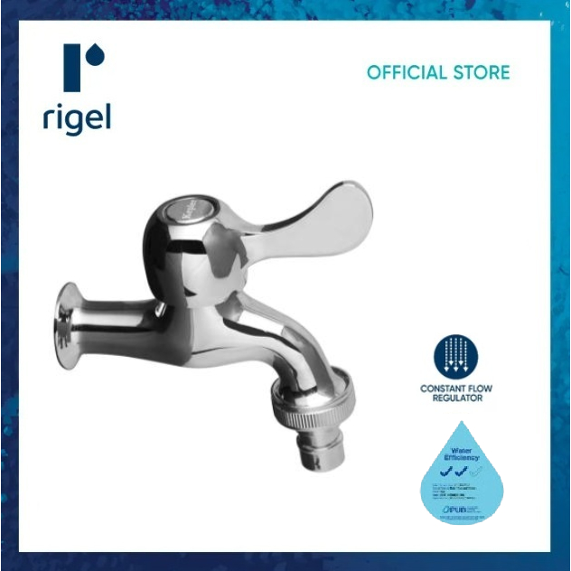 Jual Rigel Wall Mounted Hose Coupling Bib Tap SA210L | Shopee Indonesia