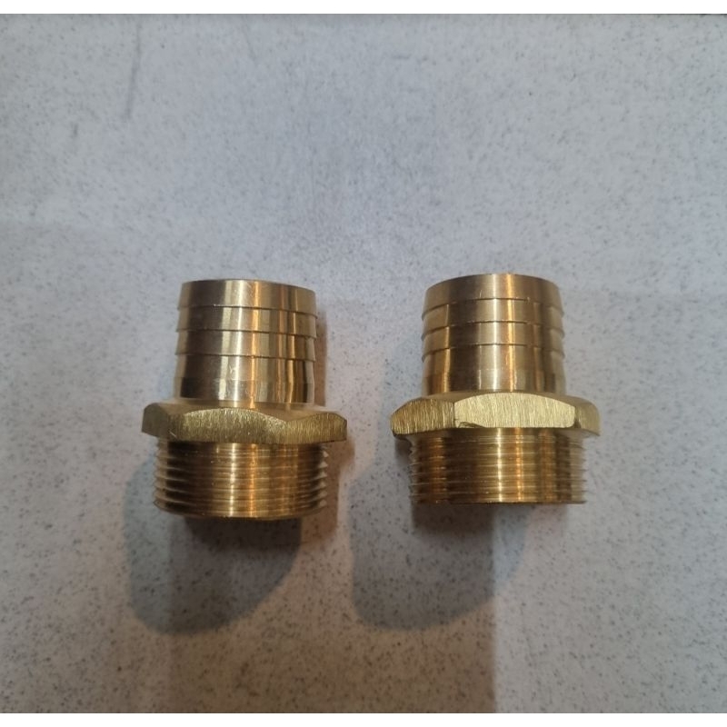 Jual Nepel Selang kuningan Drat Luar / Hose nepel kuningan /King Nepel ...