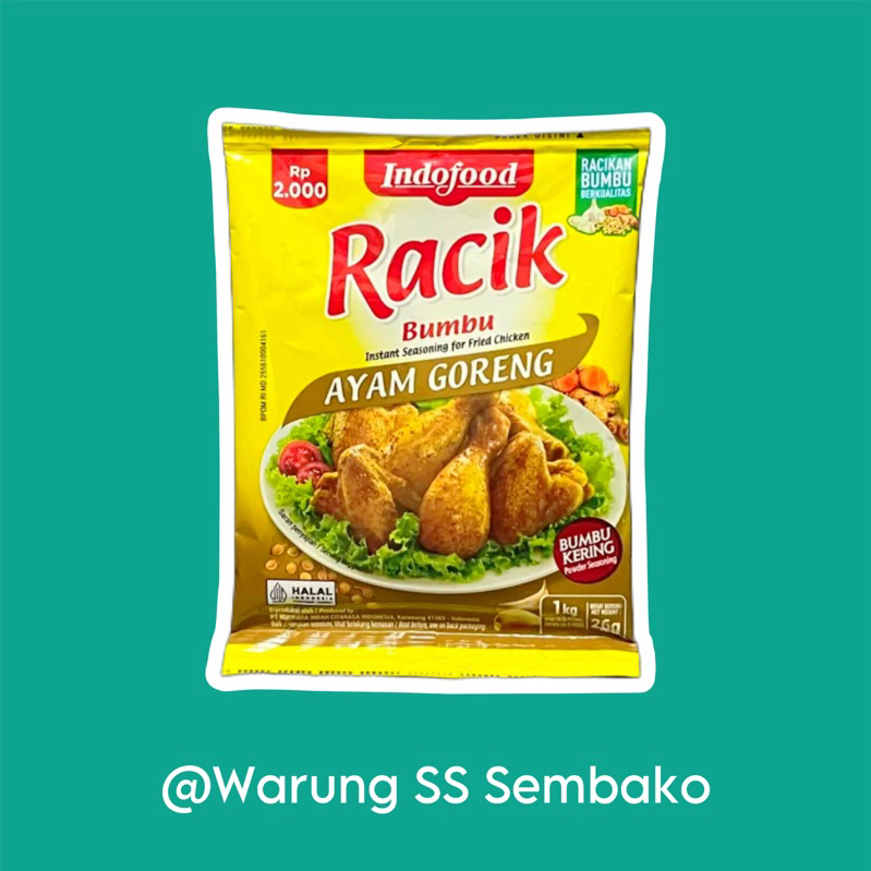 Jual Racik Ayam Goreng Bumbu Masak Bubuk Instant 1 sachet | Shopee ...