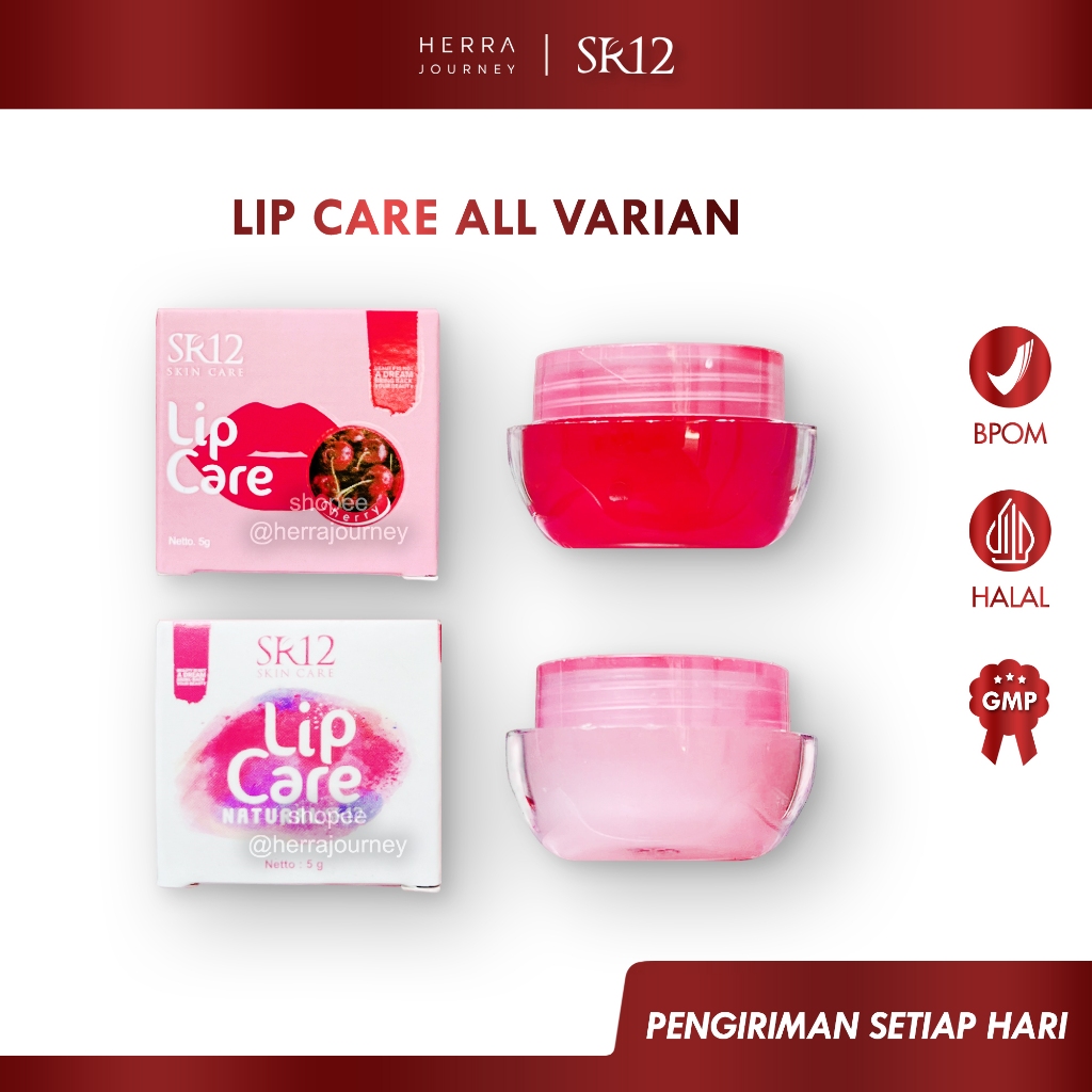 Jual SR12 - Lip Care All Varian (Cherry dan Natural) | Shopee Indonesia