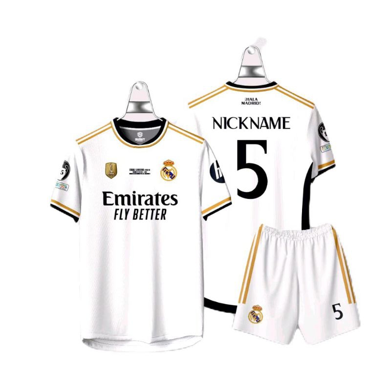 Jual JERSEY MADRID HOME 2023-2024 GRATIS NAMA DAN NOMOR PUNGGUNG | Shopee Indonesia
