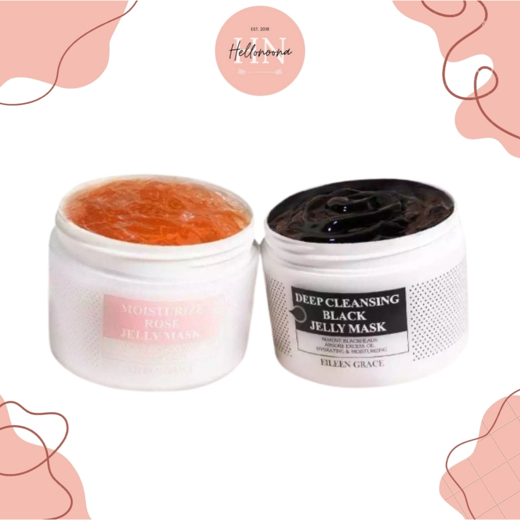 Jual EILEEN GRACE - Moisturize Rose Jelly Mask | Deep-Cleansing Black ...