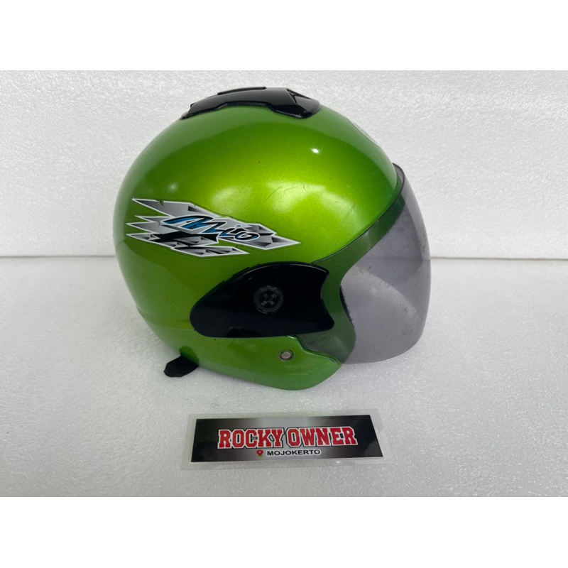 Jual HELM YAMAHA MIO HIJAU ORIGINAL | Shopee Indonesia
