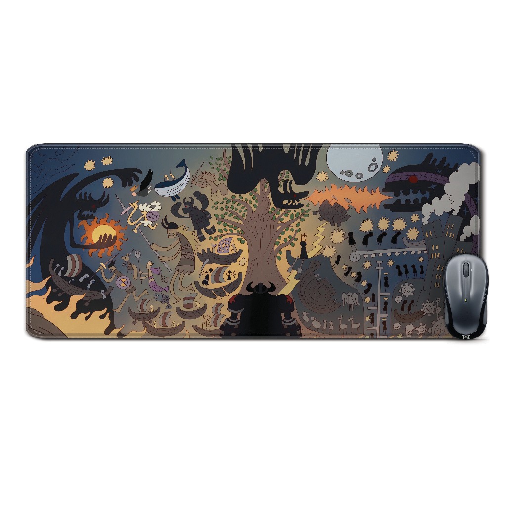 Jual Deskmat mousepad extended anime ONE PIECE MURAL COLORFULL - ONE ...