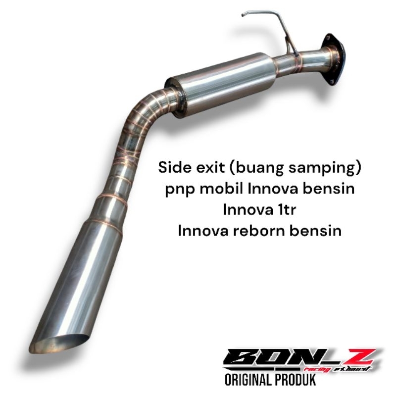 Jual knalpot mobil model side exit (buang samping) pnp mobil Innova ...