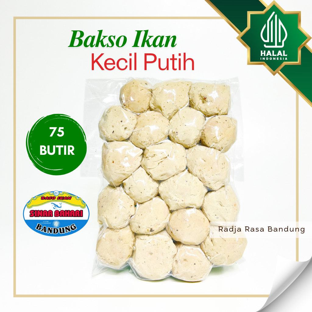 Jual Bakso Ikan Kecil 45-75 Butir Kemasan Vacuum | Sinar Bahari ...