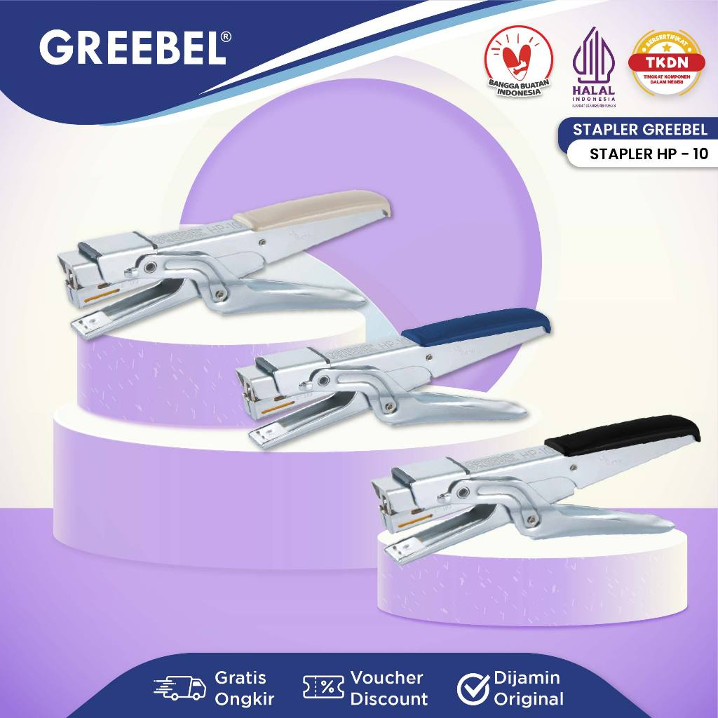 Jual Stapler Greebel HP-10 / Staples Greebel HP-10 GHP-10 | Shopee ...