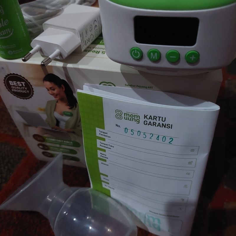Jual Alat Pumping Asi Mom Uung Hands Free Masih Garansi | Shopee Indonesia