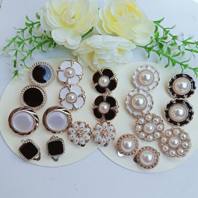Jual Anting Klip Hijab | Anting Hijab [Premium Series] | Shopee Indonesia