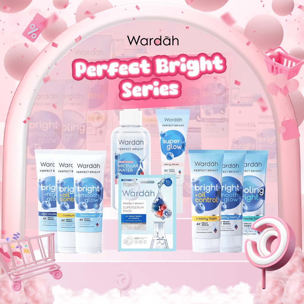 Jual WARDAH - PERFECT BRIGHT SERIES - Creamy Foam Bright + Oil Control ...