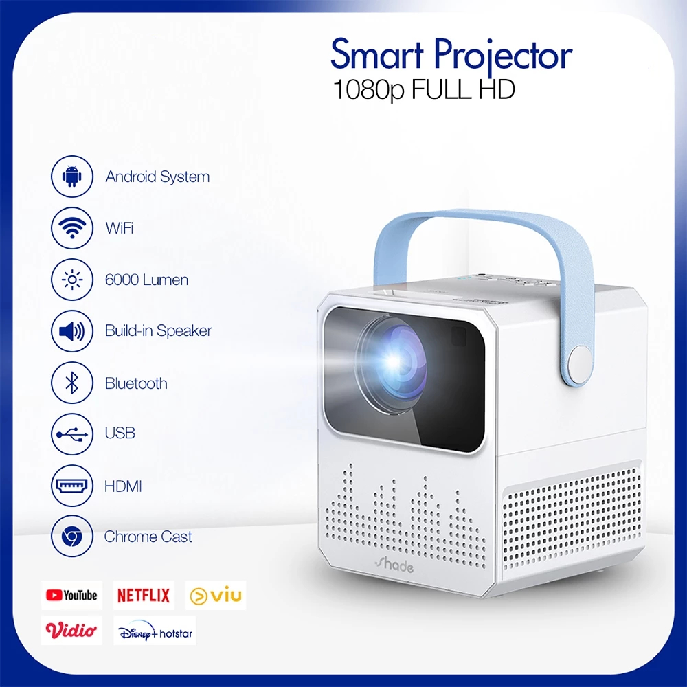Jual Proyektor Smart Android T2 Mini UltraHD Bisa Netflix Youtube TV ...