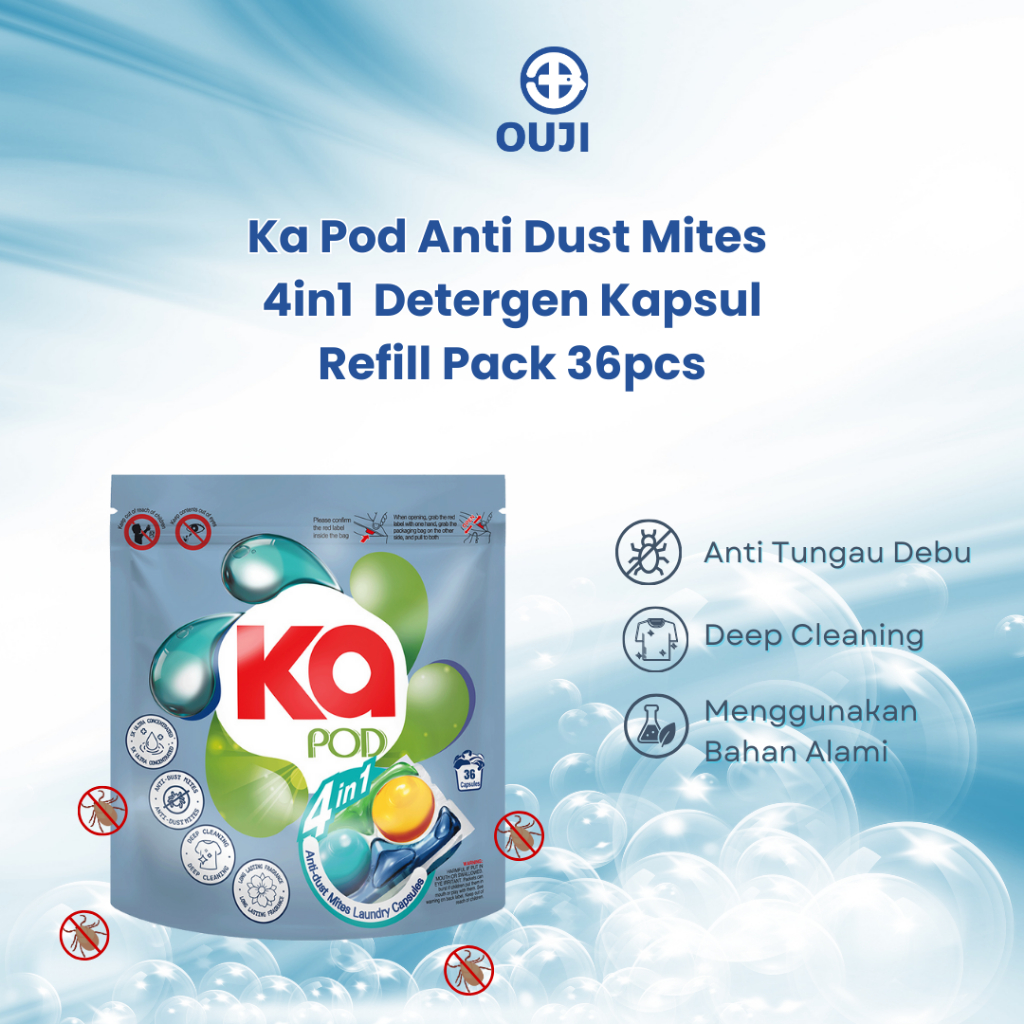 Jual Ka Pod 4in1 Detergen Kapsul - Anti Tungau Debu - Refill Pack isi ...