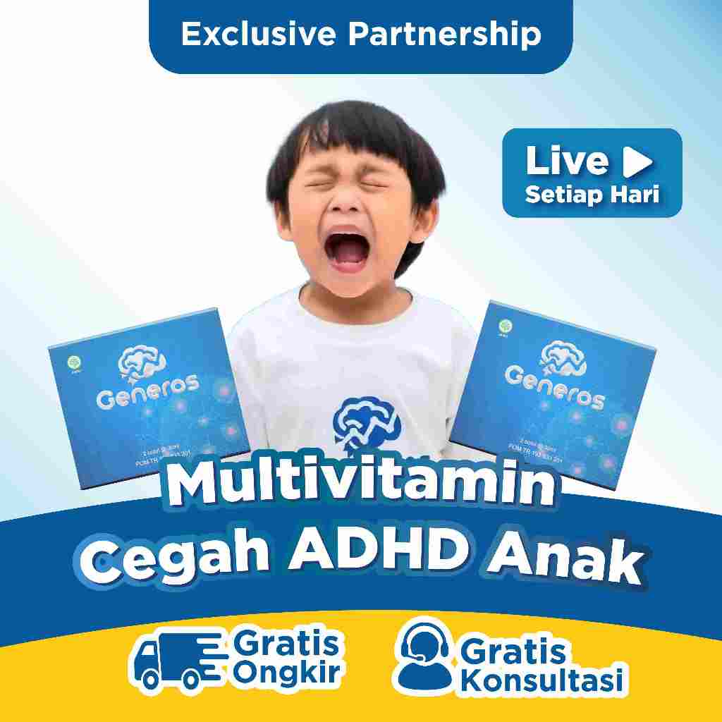 Jual Generos 1 Box - Multivitamin Cegah Anak Tantrum - Halal & BPOM ...