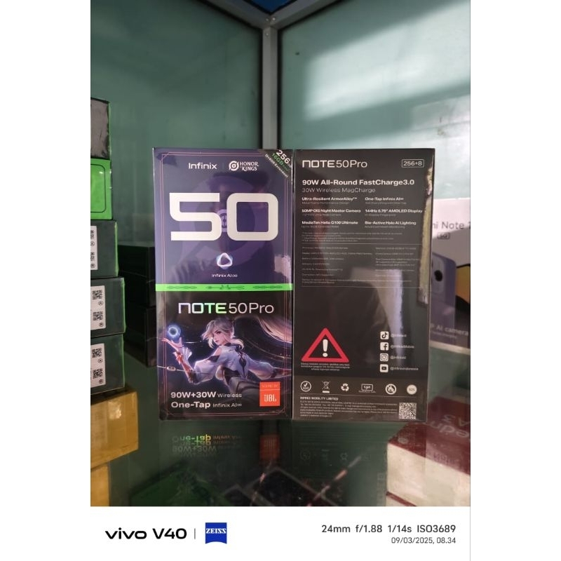 Jual INFINIX NOTE 50 PRO 8+256 GARANSI RESMI | Shopee Indonesia