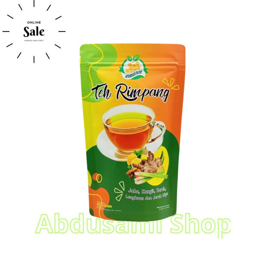 Jual Teh Rimpang Alanature Asli Original Teh Celup Rempah Herbal ...