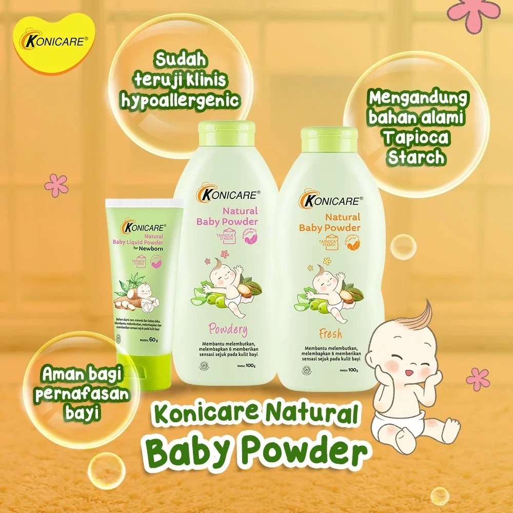 Jual Konicare Baby Powder 200gr | Shopee Indonesia