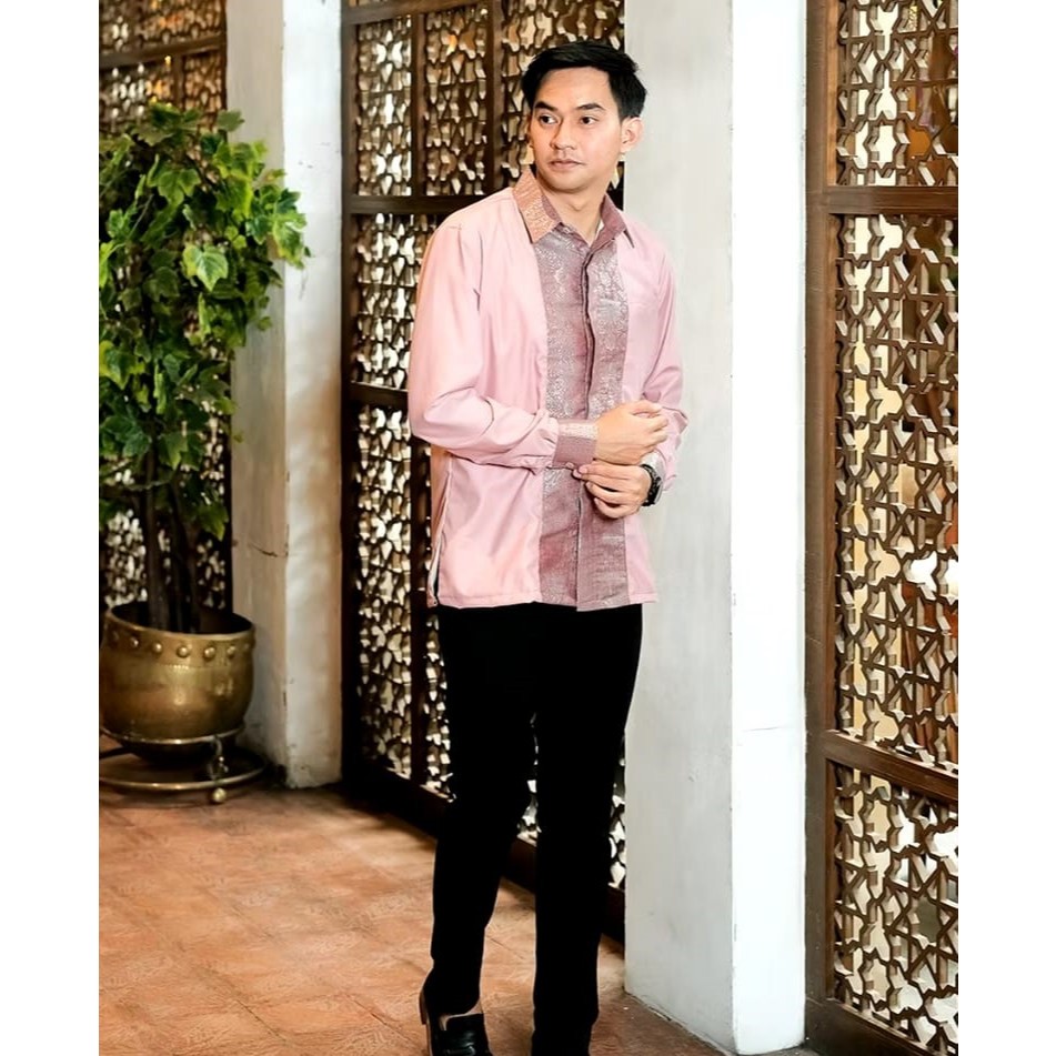 Jual KEMEJA AMARA SONGKET PALEMBANG BATIK JUPRI BAJU KONDANGAN BAJU ...