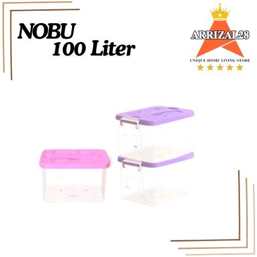 Jual NOBU SMART STORAGE KONTAINER BOX 100 LITER | Shopee Indonesia