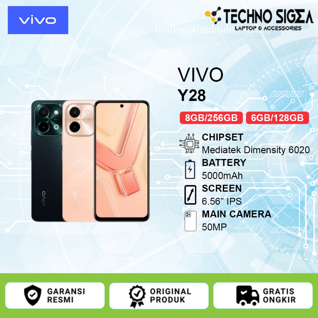 Jual VIVO Y28 8GB 256GB | Shopee Indonesia