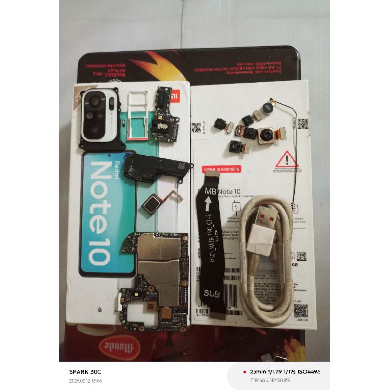 Jual MESIN REDMI NOTE 10 4G ORIGINAL MATI + DUSBOOK HP | Shopee Indonesia