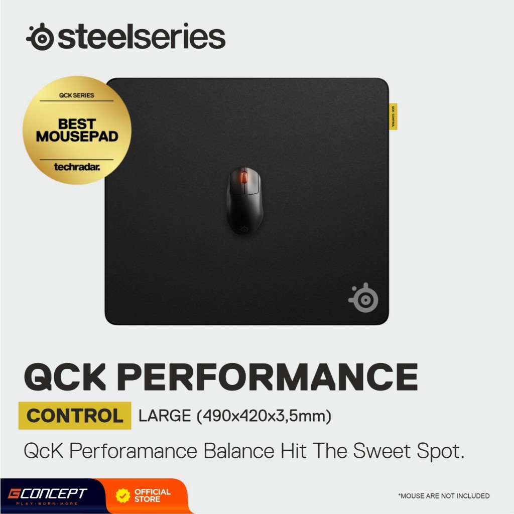 Jual SteelSeries QcK Performance Pro Gaming Mousepads size L | Shopee Indonesia