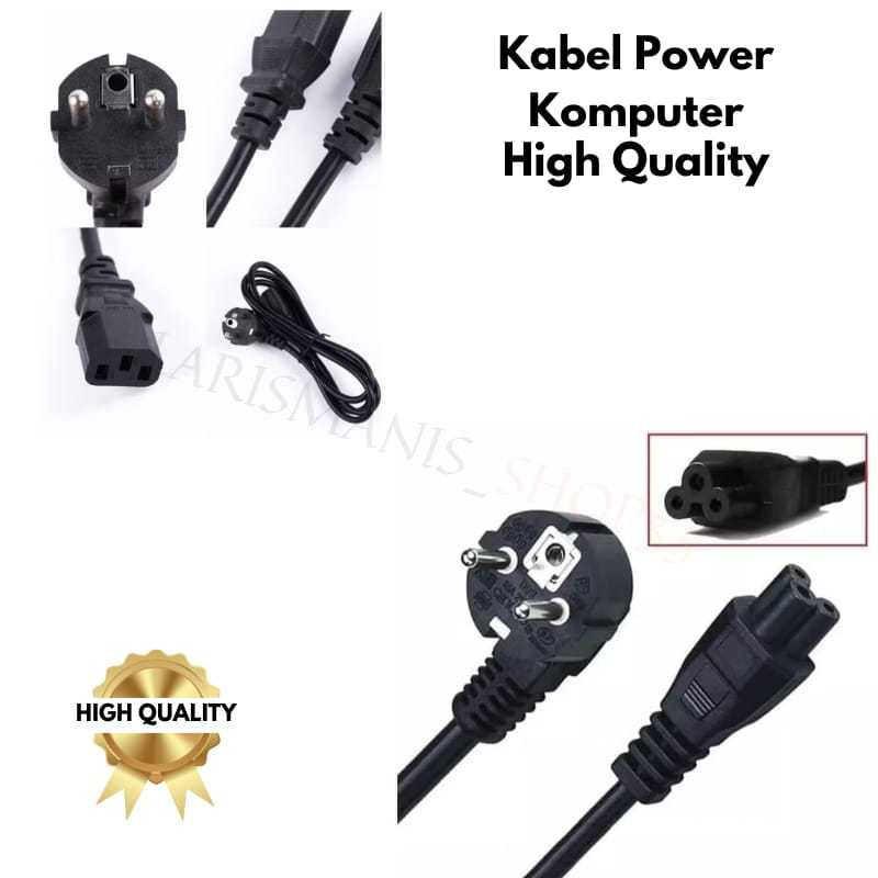 Jual Kabel Komputer Kabel Magic Com Kabel Laptop High Quality Panjang 1 ...