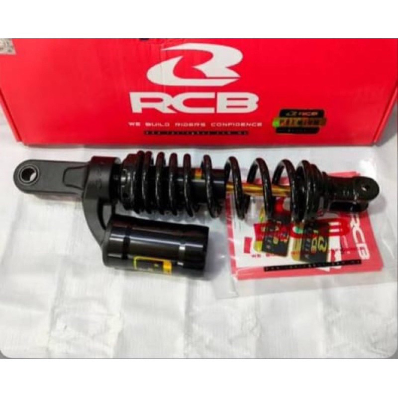 Jual shock breker vario 125/150/160 lexi beat mio x ride SHOCK TABUNG RCB MB2 BLACK SERIES as ...